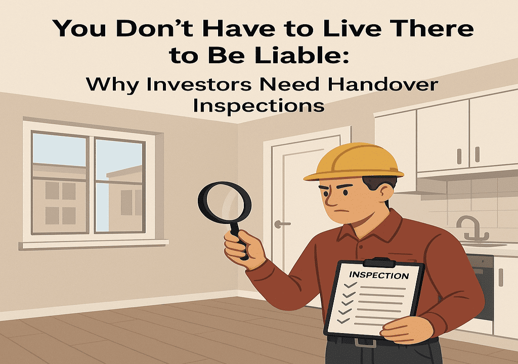 Handover Inspections: Protect Your Property Investment - Snag Property
